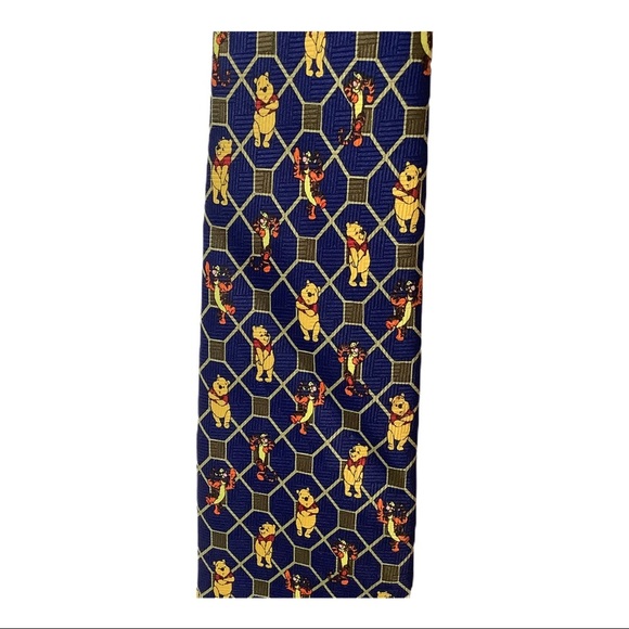 Disney | Accessories | Disney Pooh Tigger Neck Tie Men Novelty Winnie ...